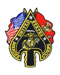 Military Patch: USMC Spade – Military & Police Supply